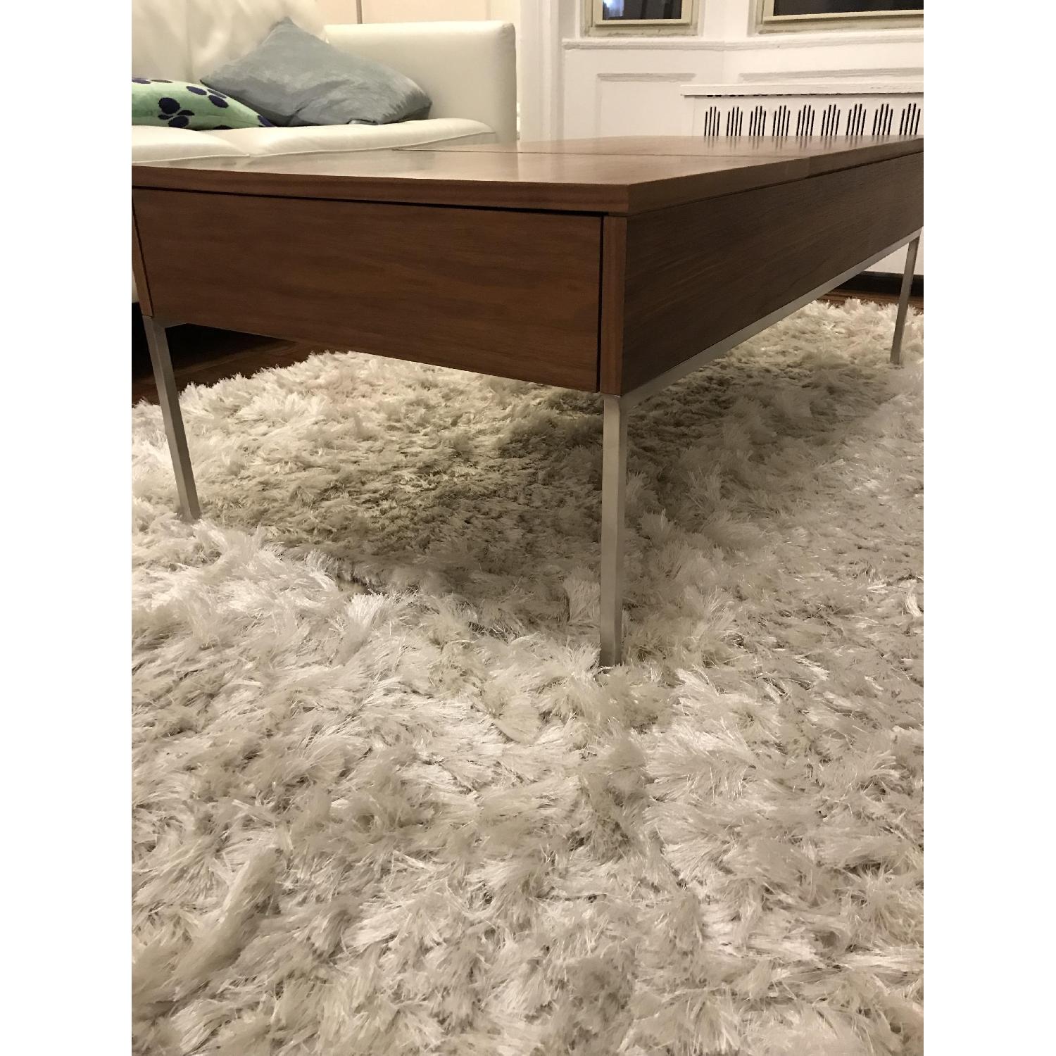 Modani Lubeck Contemporary Coffee Table in Walnut - AptDeco