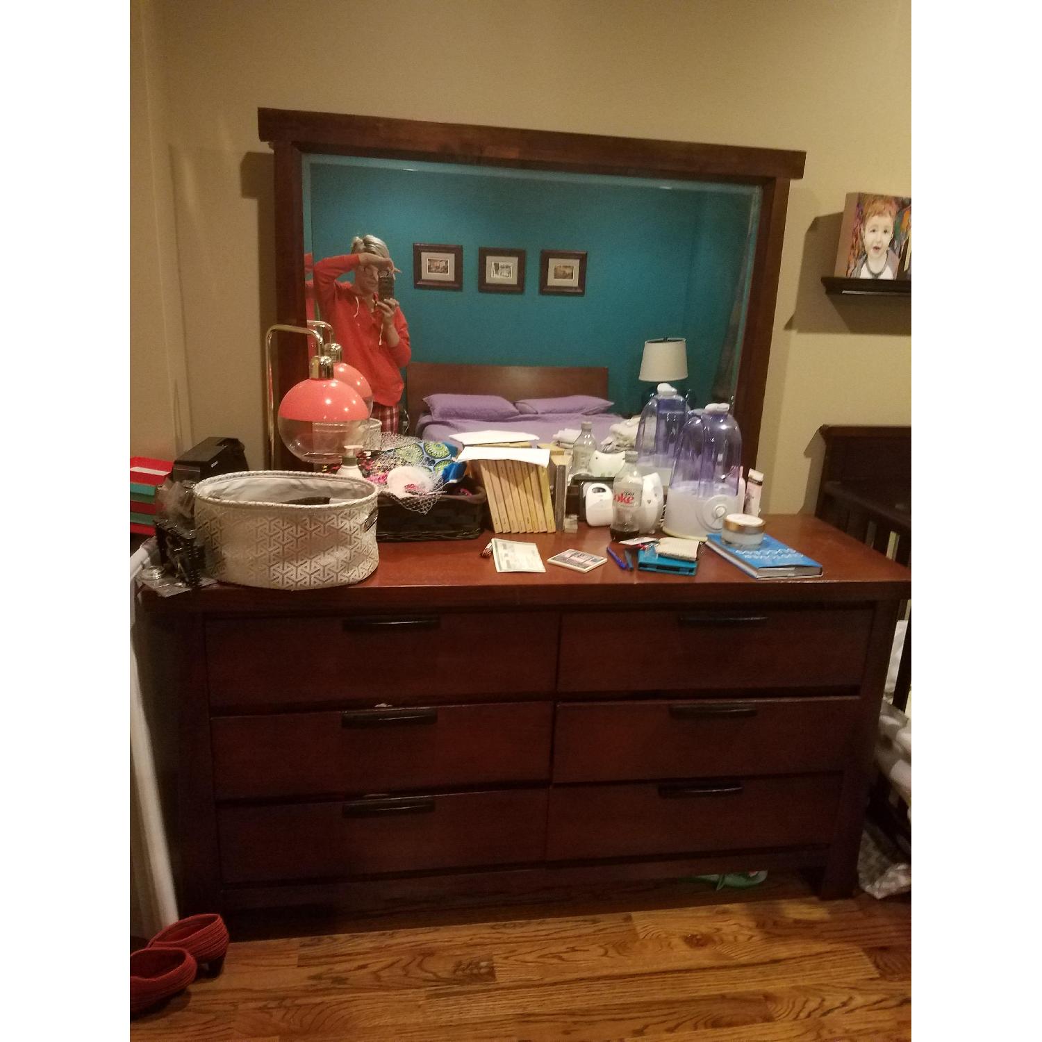 Haiku Designs Hiro Dresser w/ Mirror - AptDeco