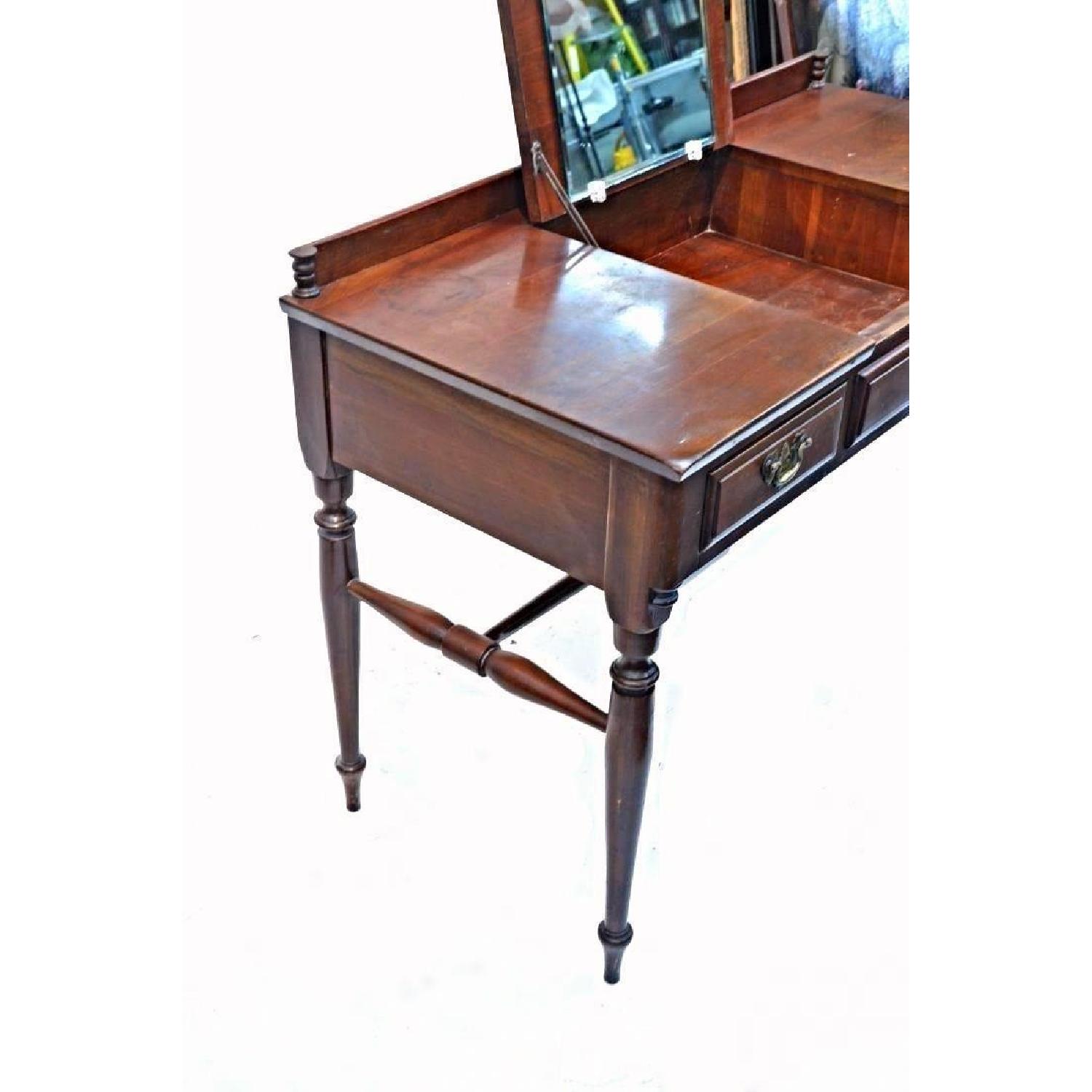 Monitor Furniture Cherry Chippendale Poudre Table - AptDeco