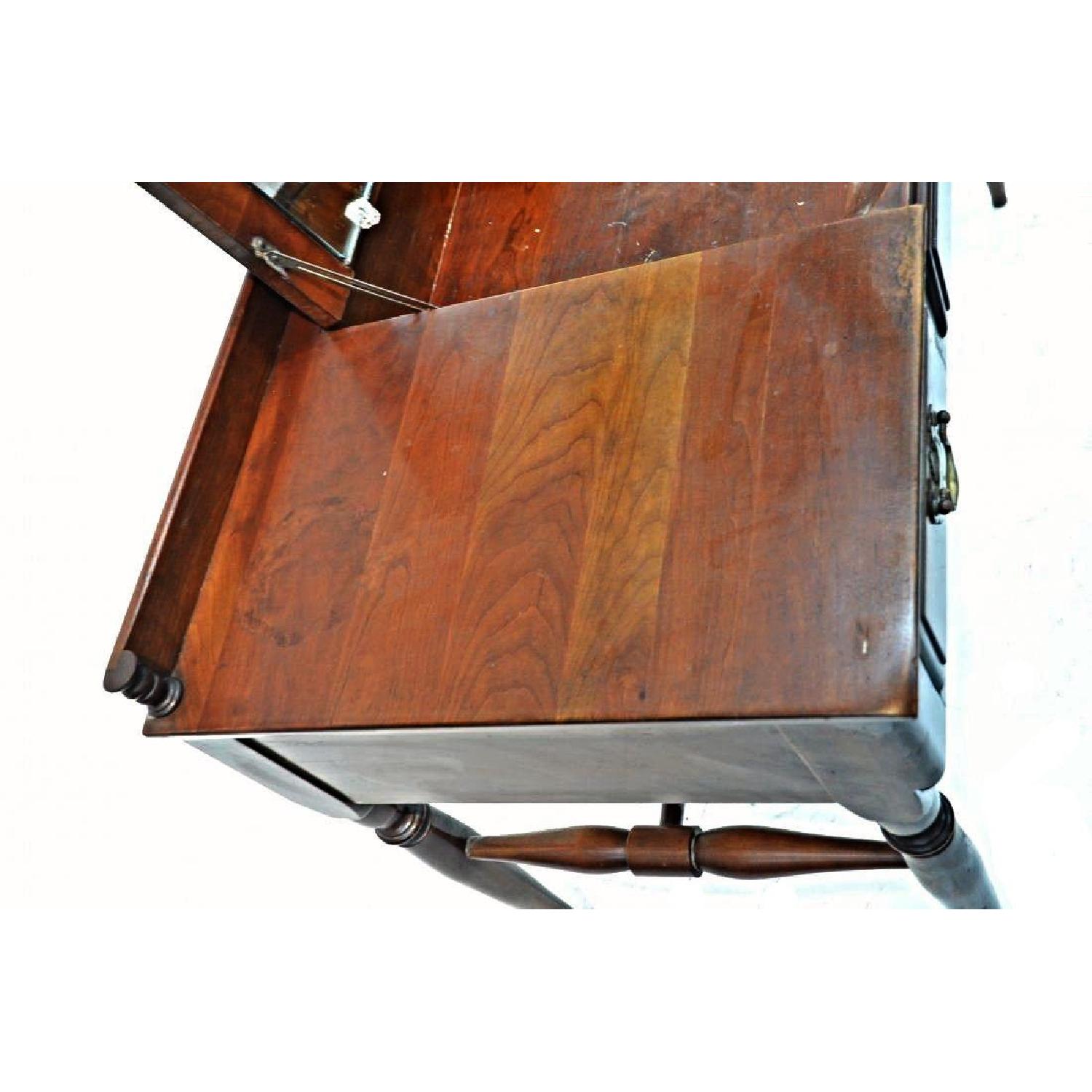 Monitor Furniture Cherry Chippendale Poudre Table - AptDeco