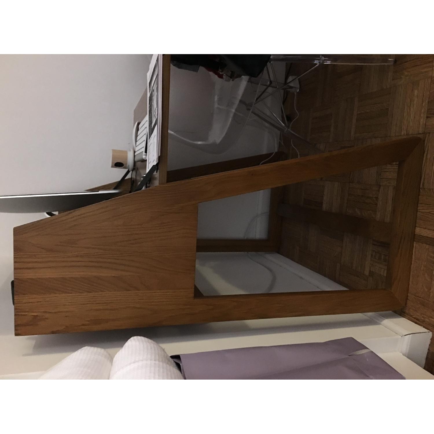 CB2 Intimo Birch Secretary Desk - AptDeco