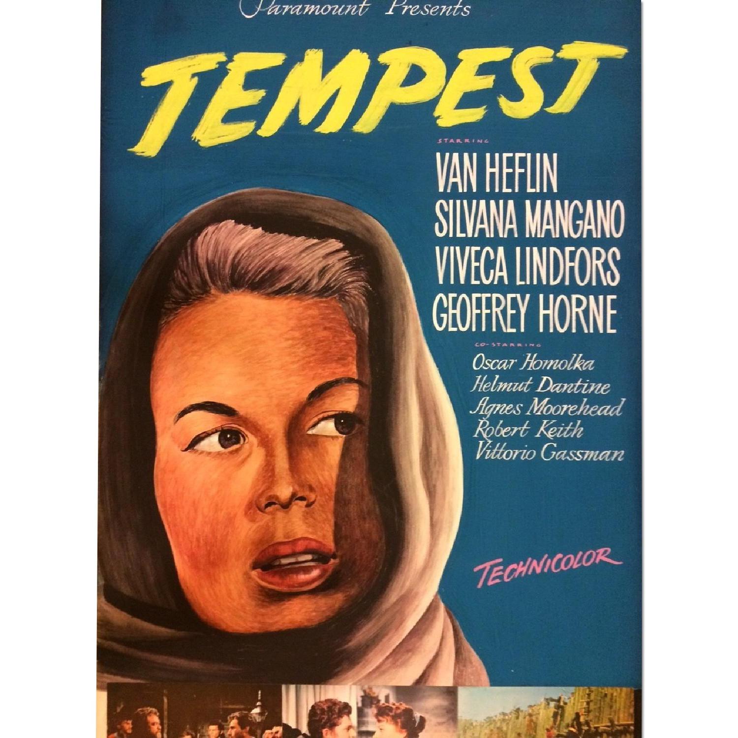 John Lomasney Hand-Painted Movie Poster - Tempest - AptDeco