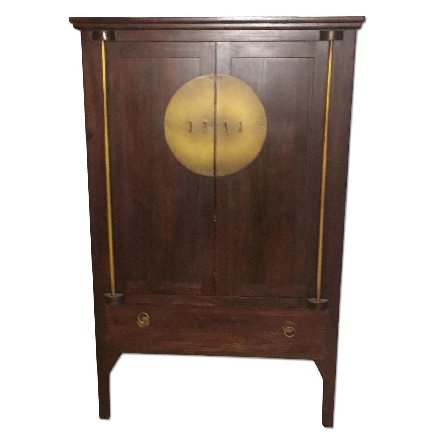 Pier 1 Asian Style Armoire/Media Cabinet - AptDeco