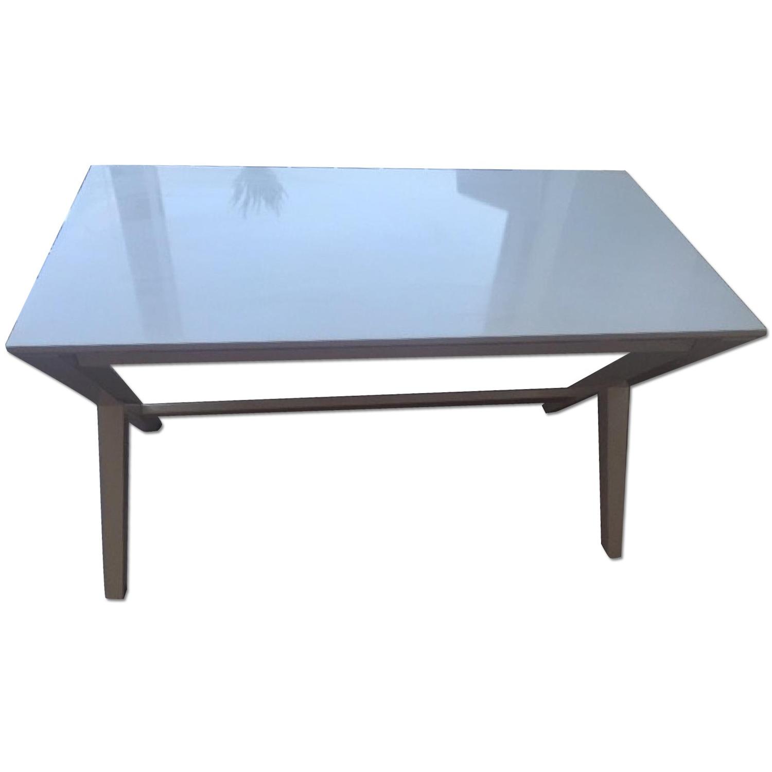 Crate & Barrel Spotlight Desk in White - AptDeco