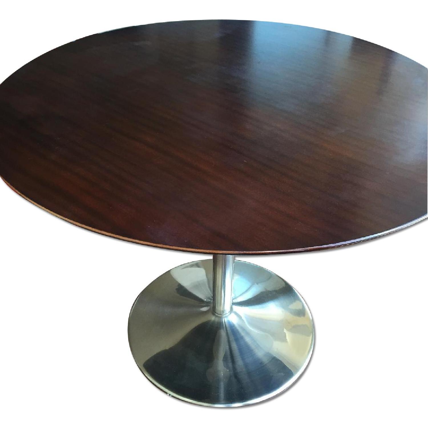 CB2 Tulip Bottom Wood Dining Table - AptDeco