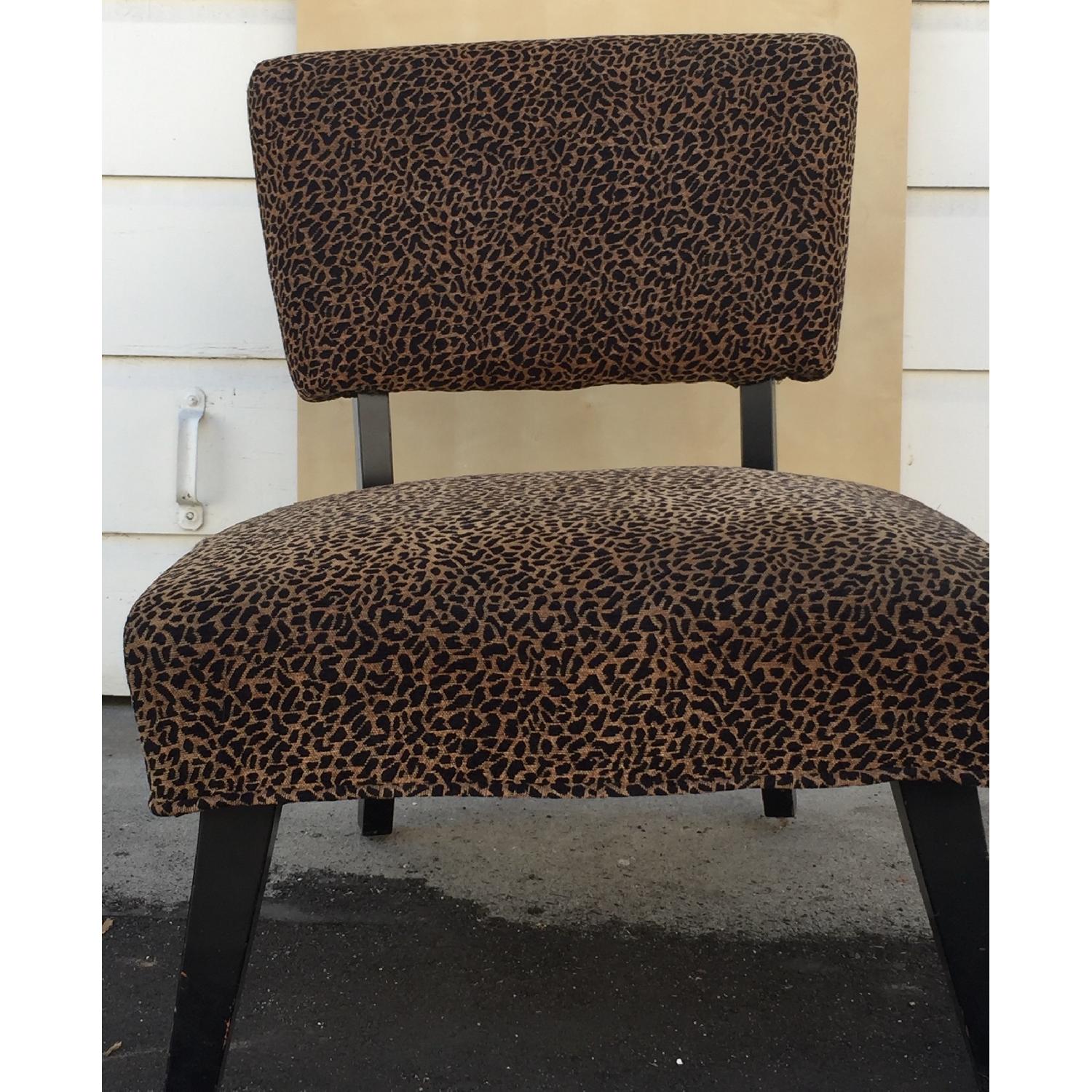 Oversized Leopard Print Accent Chair - AptDeco