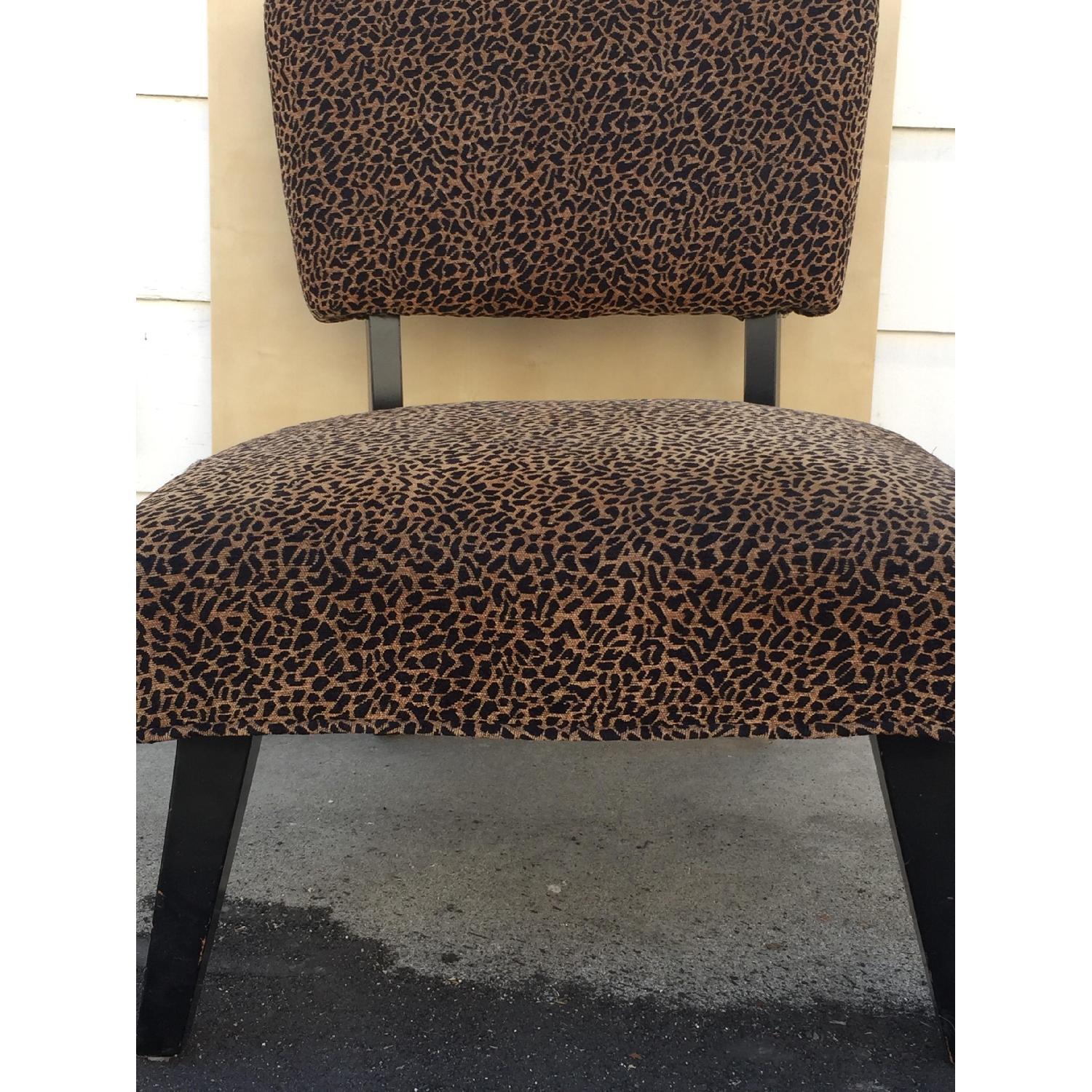 Oversized Leopard Print Accent Chair - AptDeco