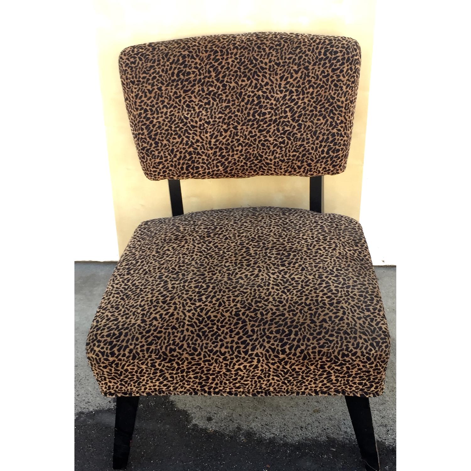 Oversized Leopard Print Accent Chair - AptDeco