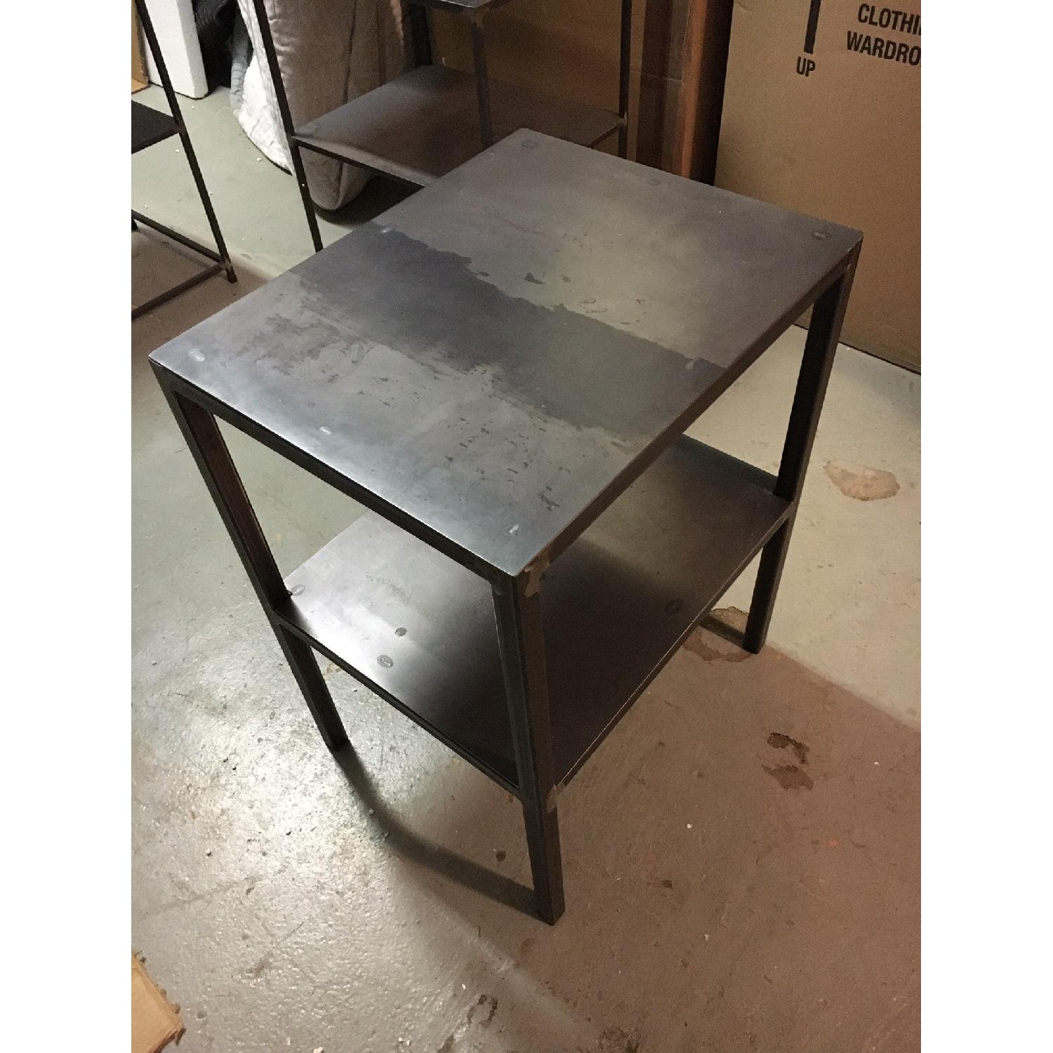 Industrial Style Side Table - AptDeco