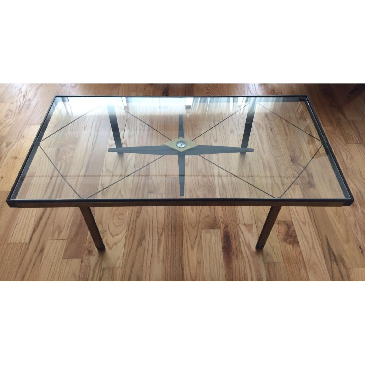 Vintage 1930 Compass Coffee Table - AptDeco