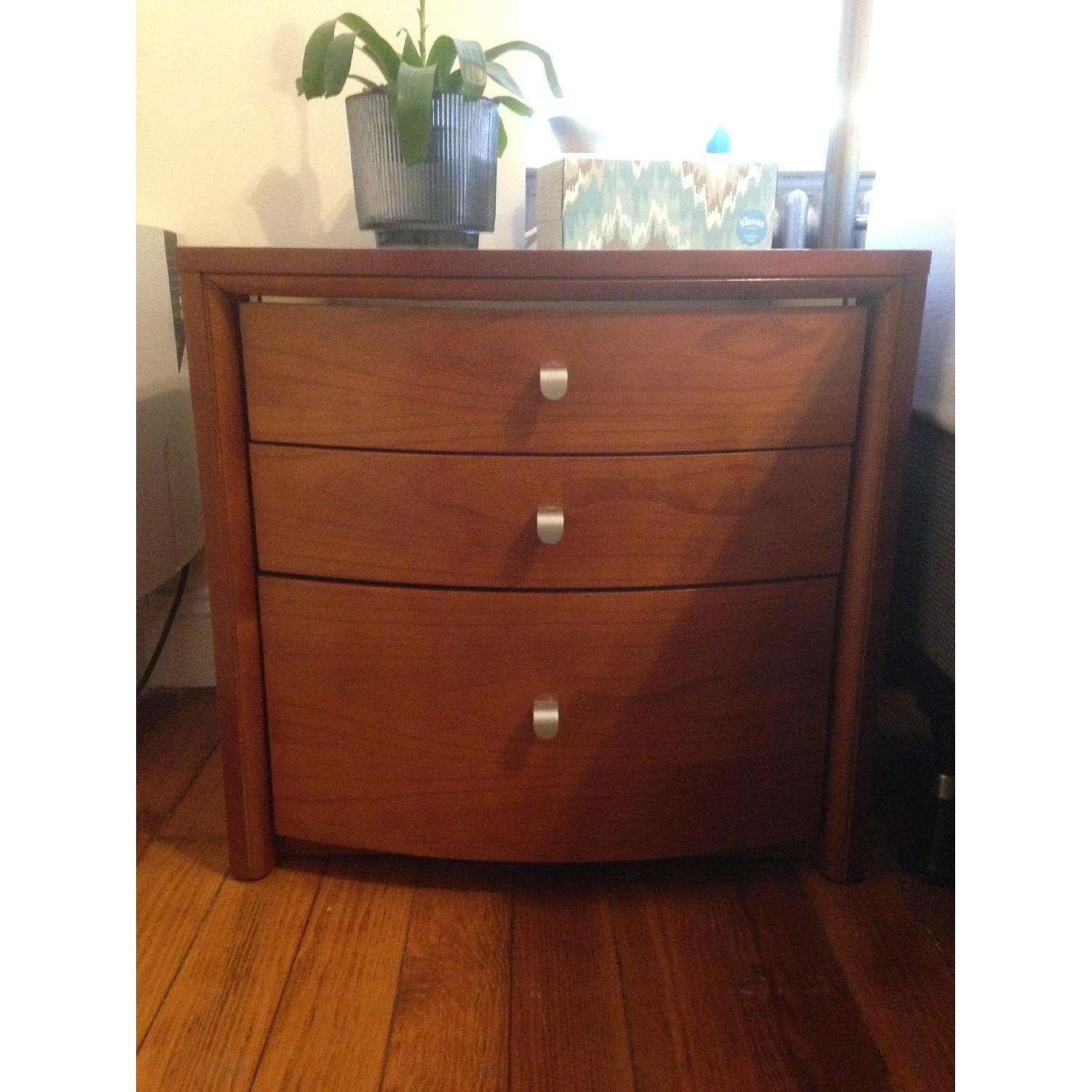 Frosted glass nightstand store