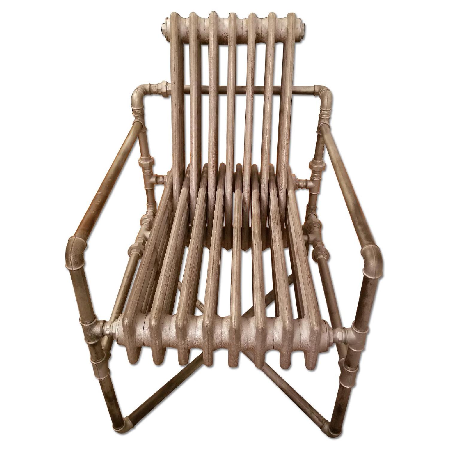 Anthropologie Sculptural Radiator Chair - AptDeco