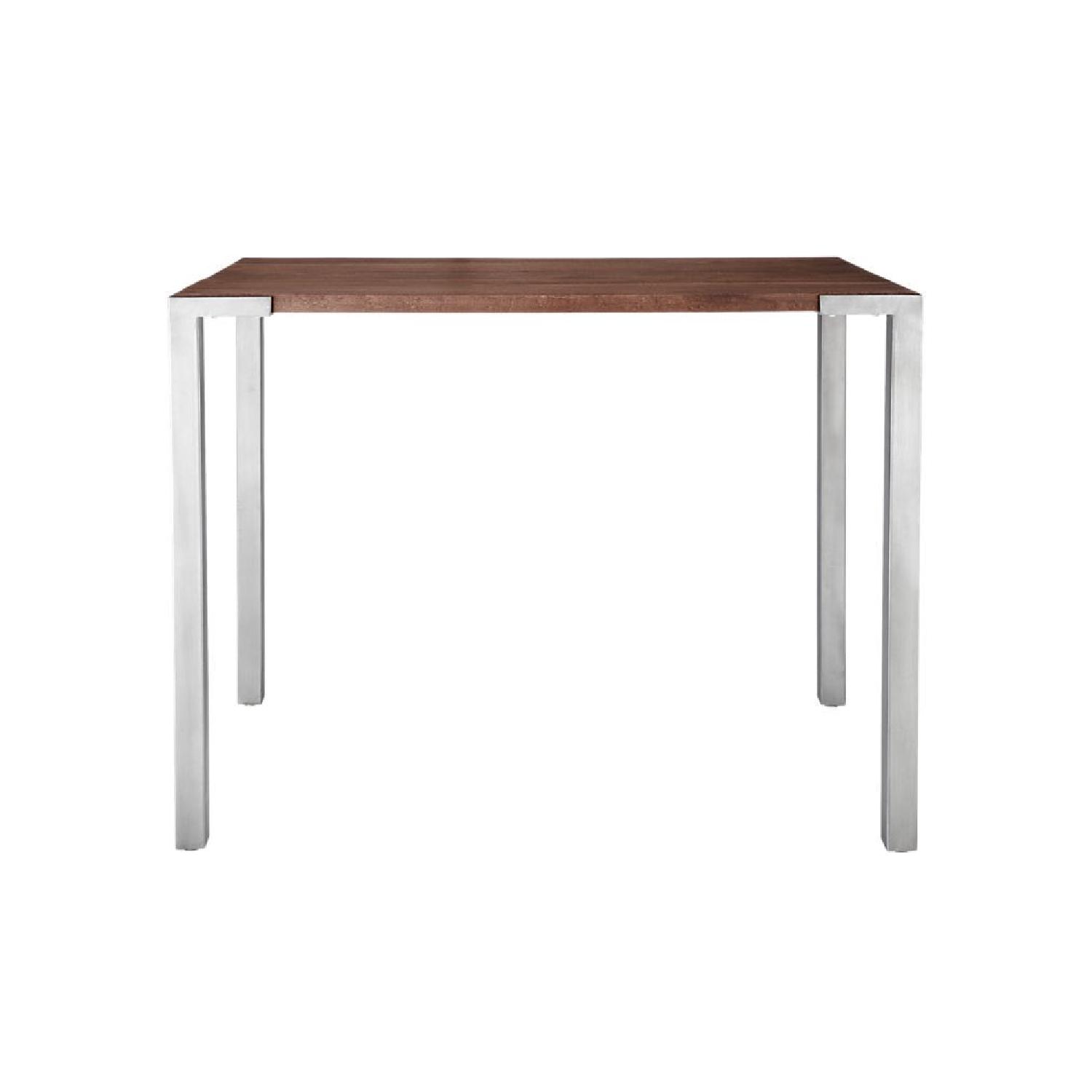 CB2 Stilt Wood Counter Table - AptDeco