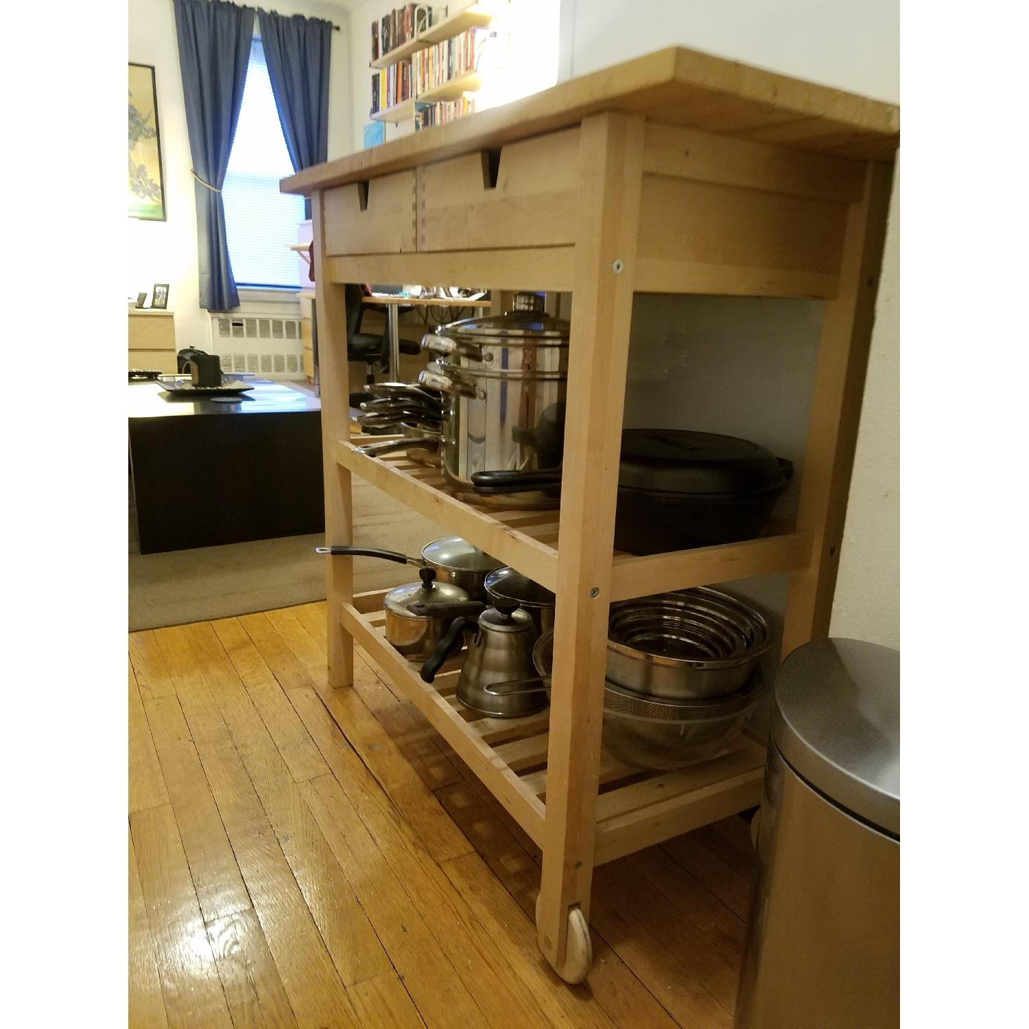 Ikea Forhoja Kitchen Cart - AptDeco