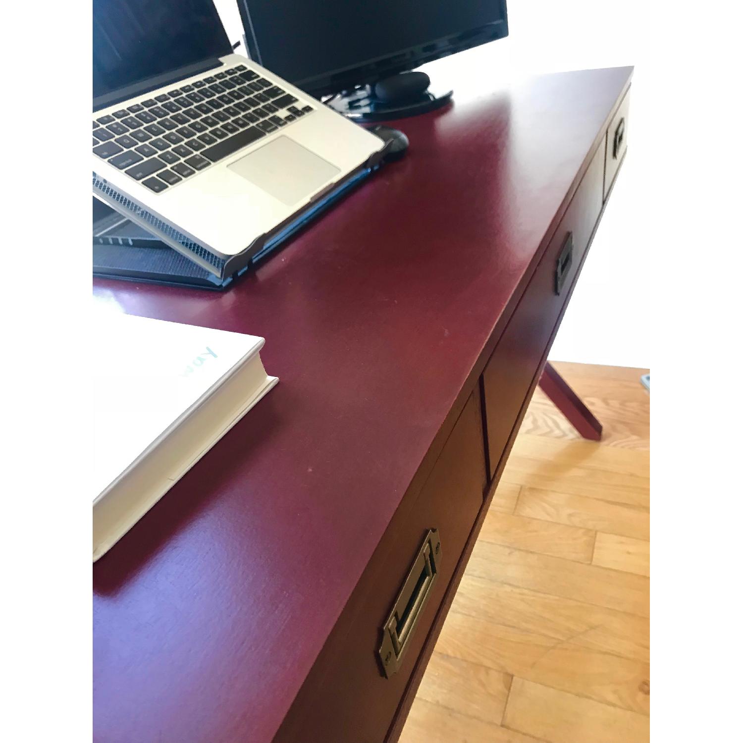 Target Threshold Threshold Deep Red Desk - AptDeco