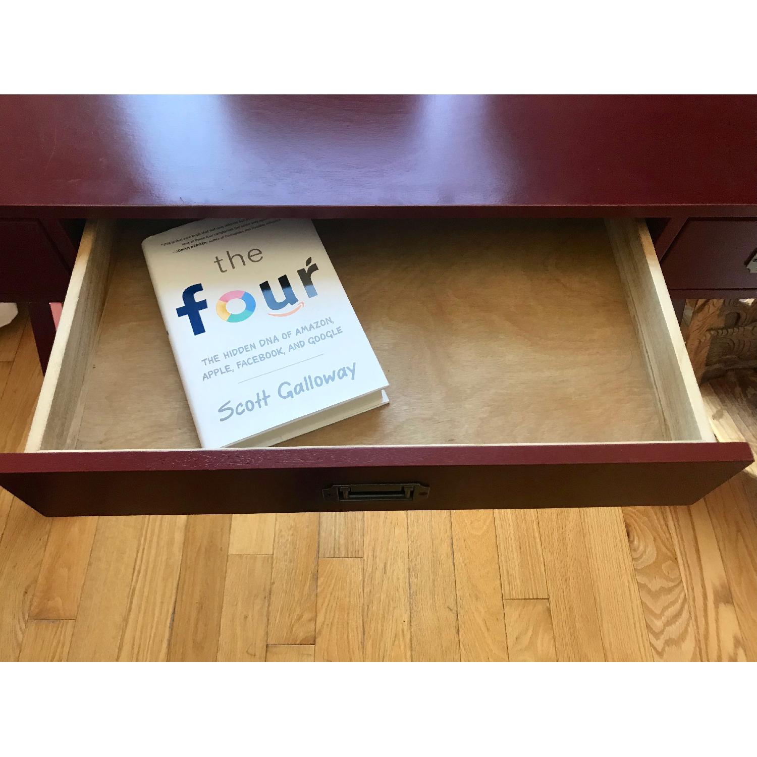 Target Threshold Threshold Deep Red Desk - AptDeco