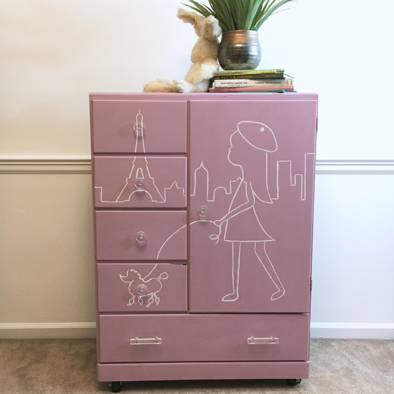 Little Girl's Paris Cabinet Armoire - AptDeco