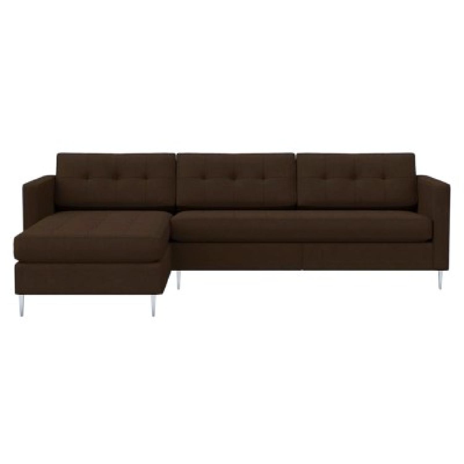 CB2 Ditto 2-Piece Sectional Sofa w/ Chaise - AptDeco