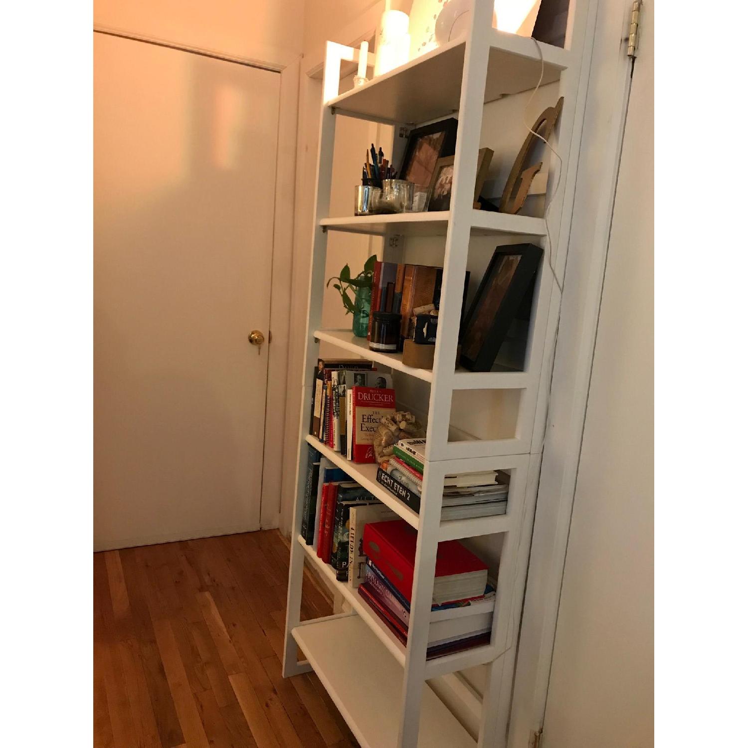 Container Store Stacking Foldable Wood Bookcase - AptDeco