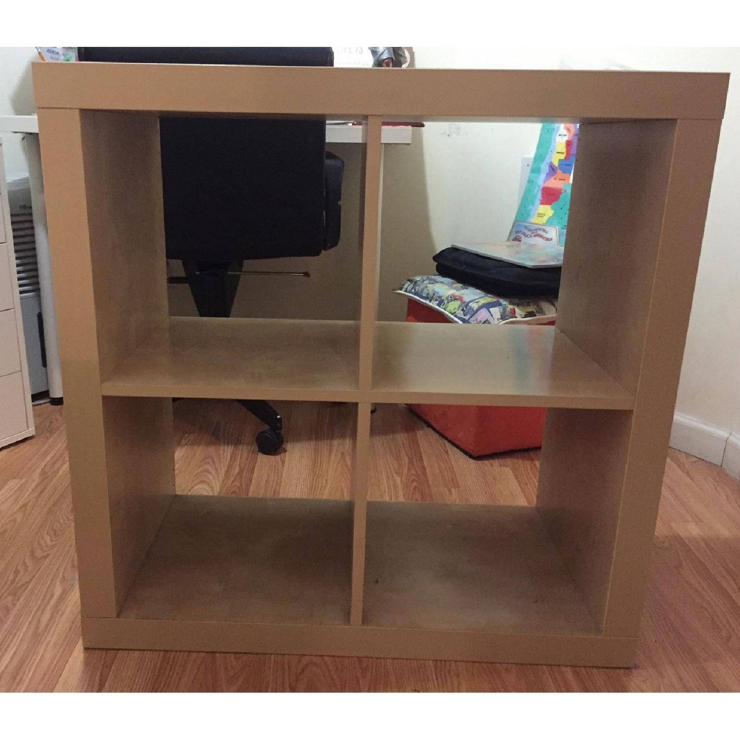 Ikea Kallax Bookcase in Natural - AptDeco