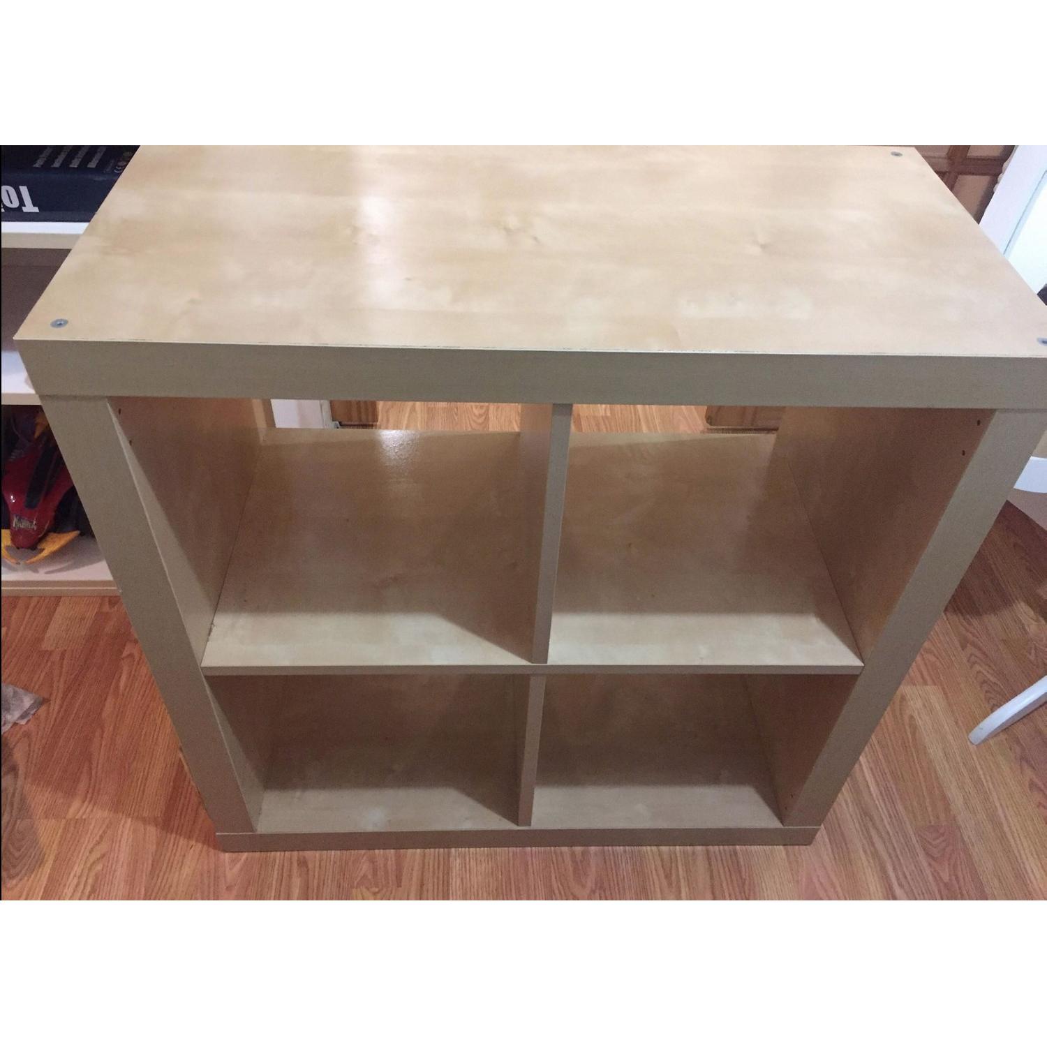 Ikea Kallax Bookcase in Natural - AptDeco