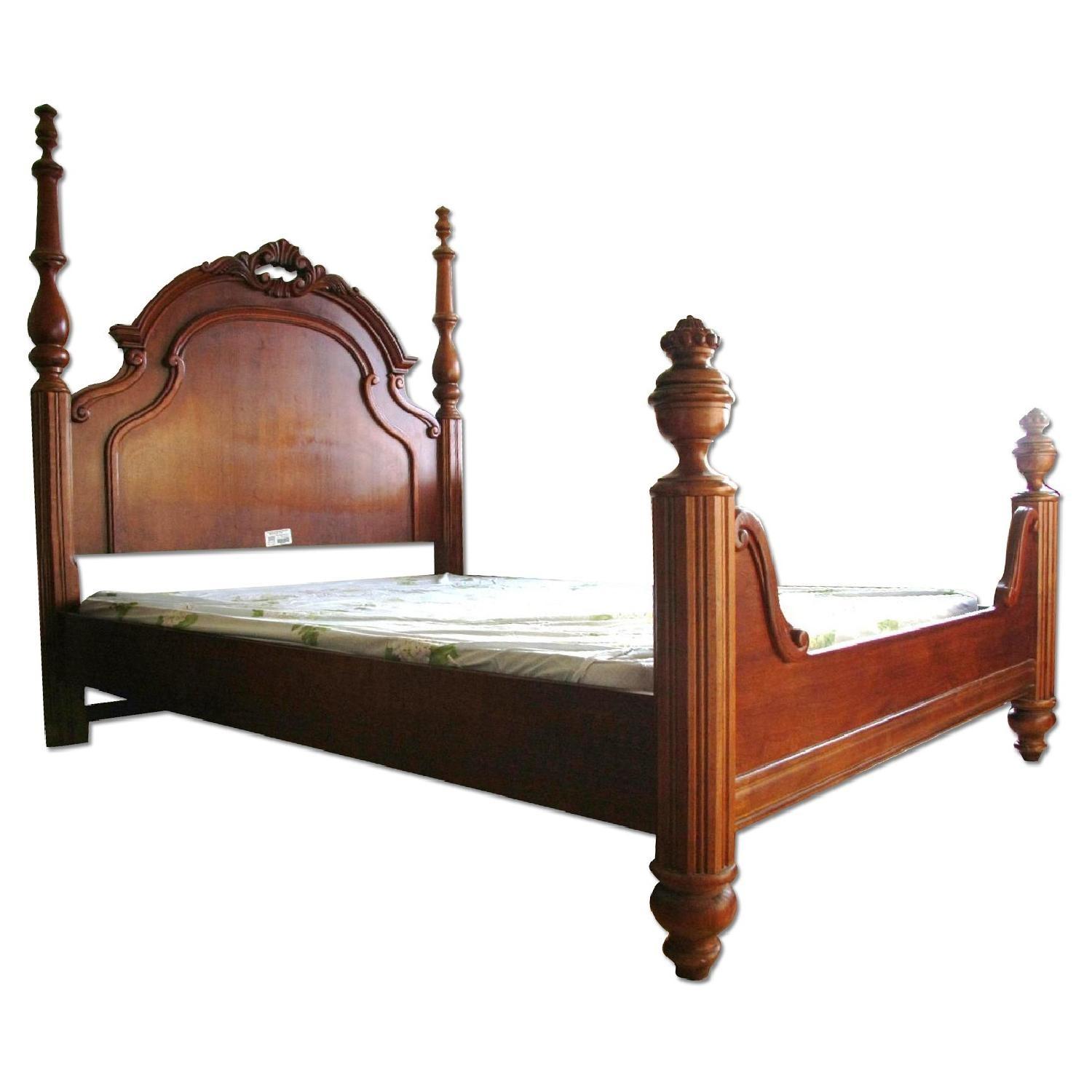 Stanley Furniture Vintage Queen Bed Frame - AptDeco