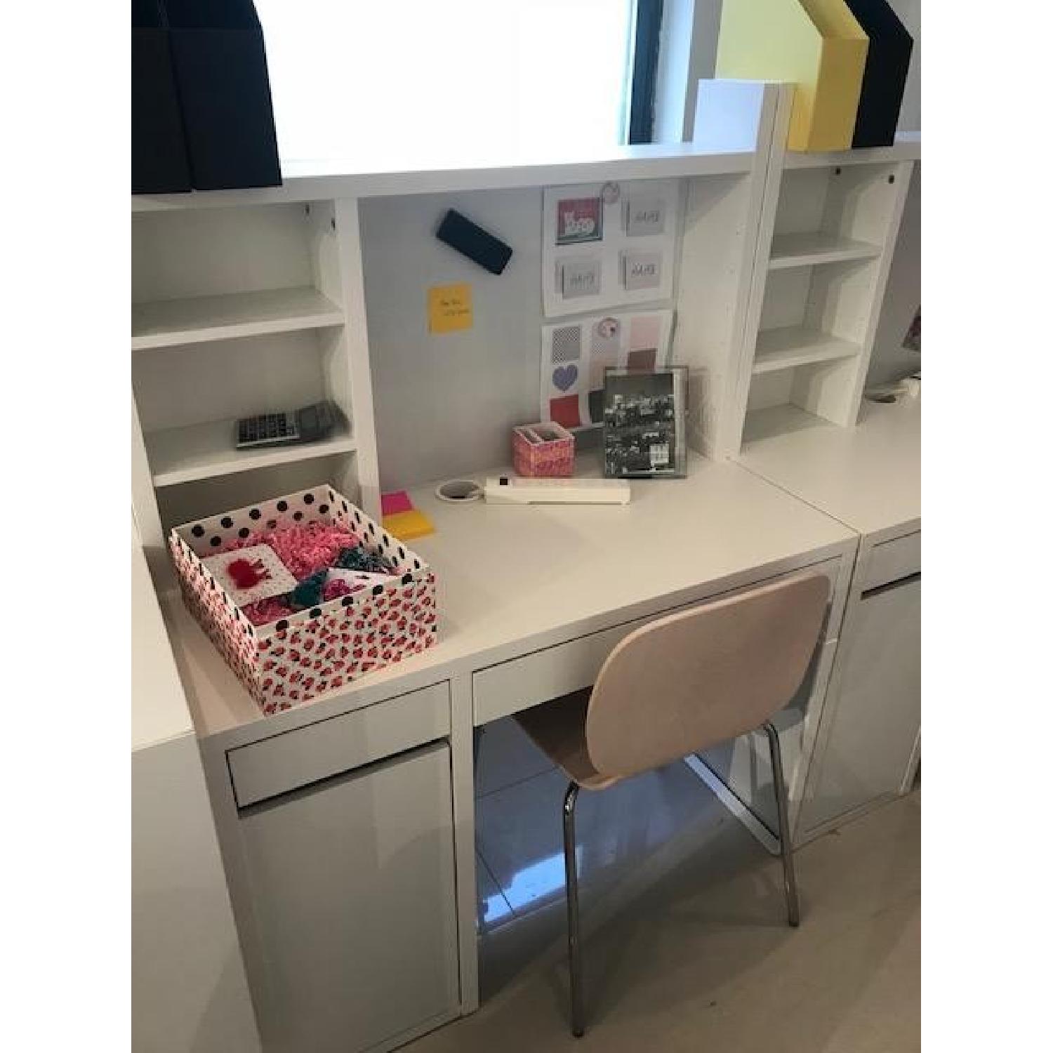 Ikea Micke Computer Desk Work Station - AptDeco