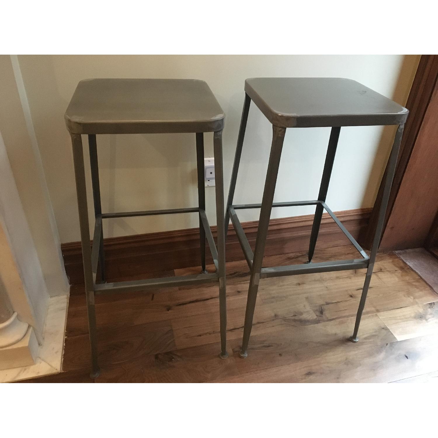 CB2 Tall Flint Bar Stool - AptDeco