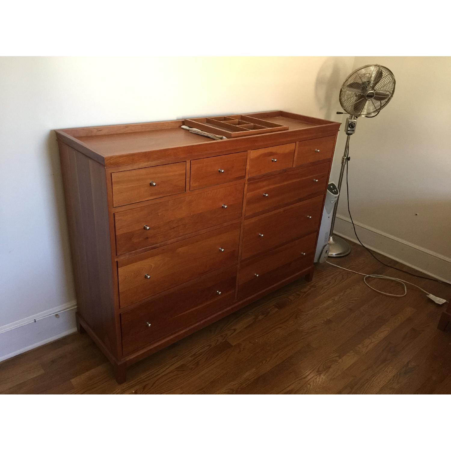 Copeland Furniture/Crate & Barrel Cabot Cherry Wide Dresser - AptDeco