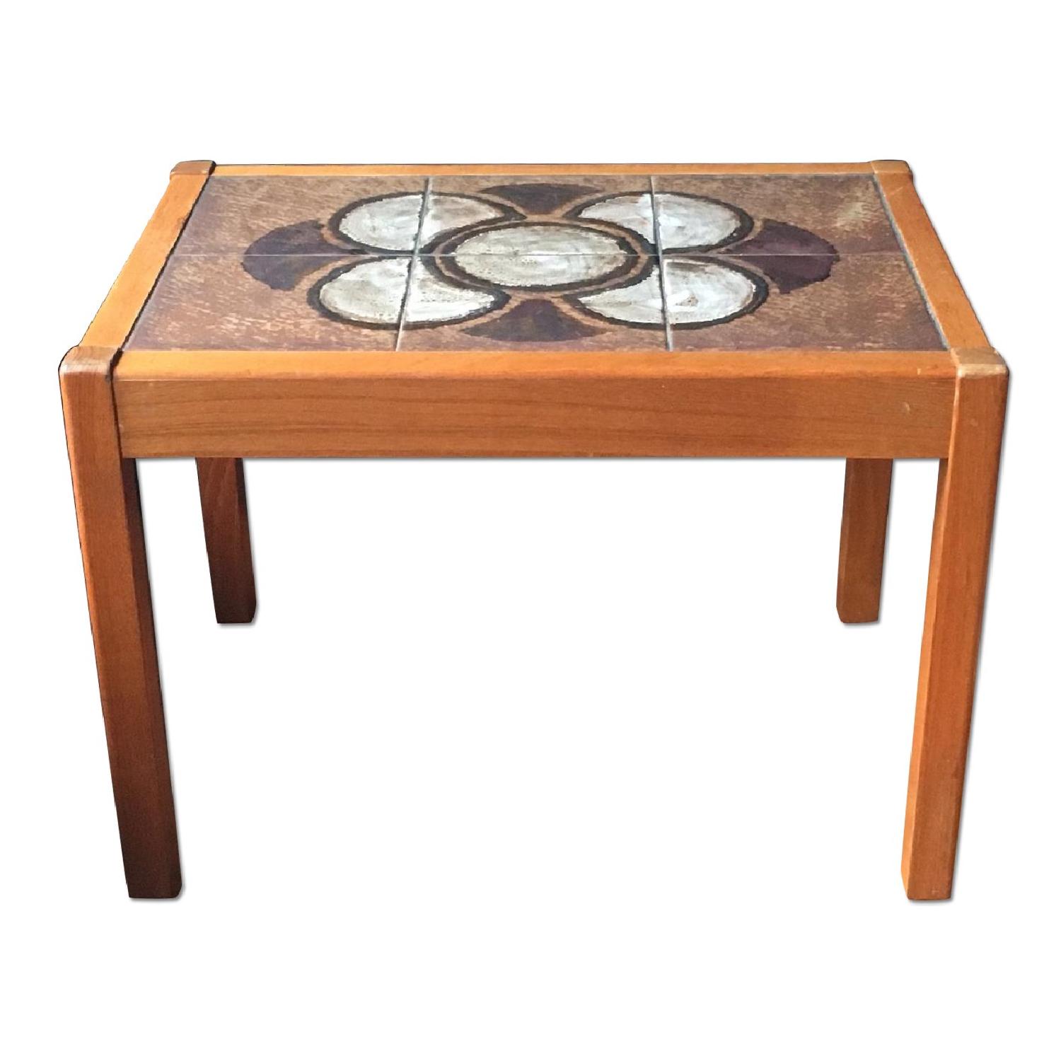 Vintage Gangso Mobler Teak Tile Top Danish Modern Side/Coffee Table ...