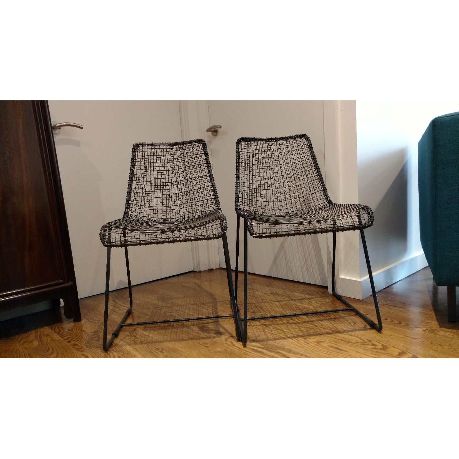 CB2 Reed Chair - 2 Available - AptDeco