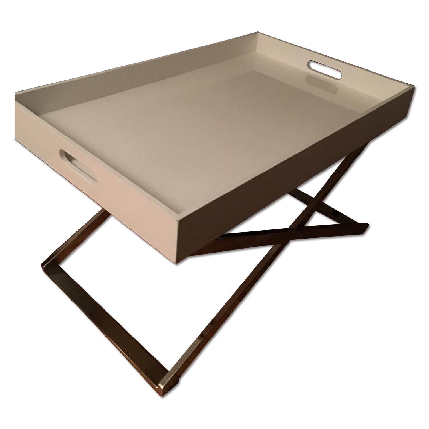 West Elm Tray Table - AptDeco