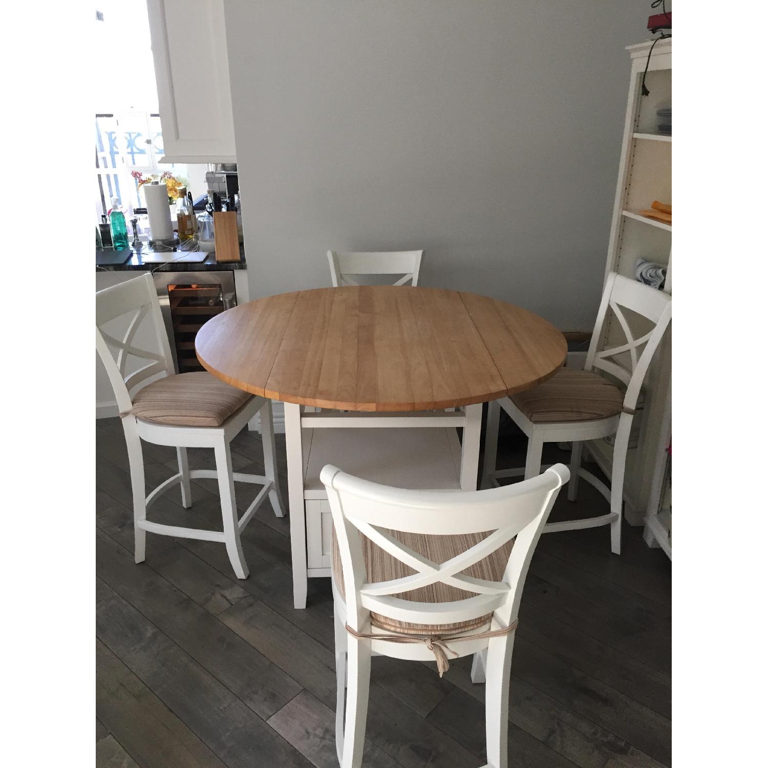 Crate & Barrel High Top Dining Table - AptDeco