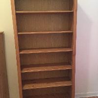 Ikea Solid Pine Bookcase AptDeco