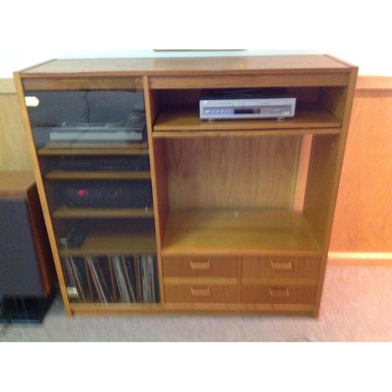 Scan Furniture Teak Entertainment Cabinet - AptDeco