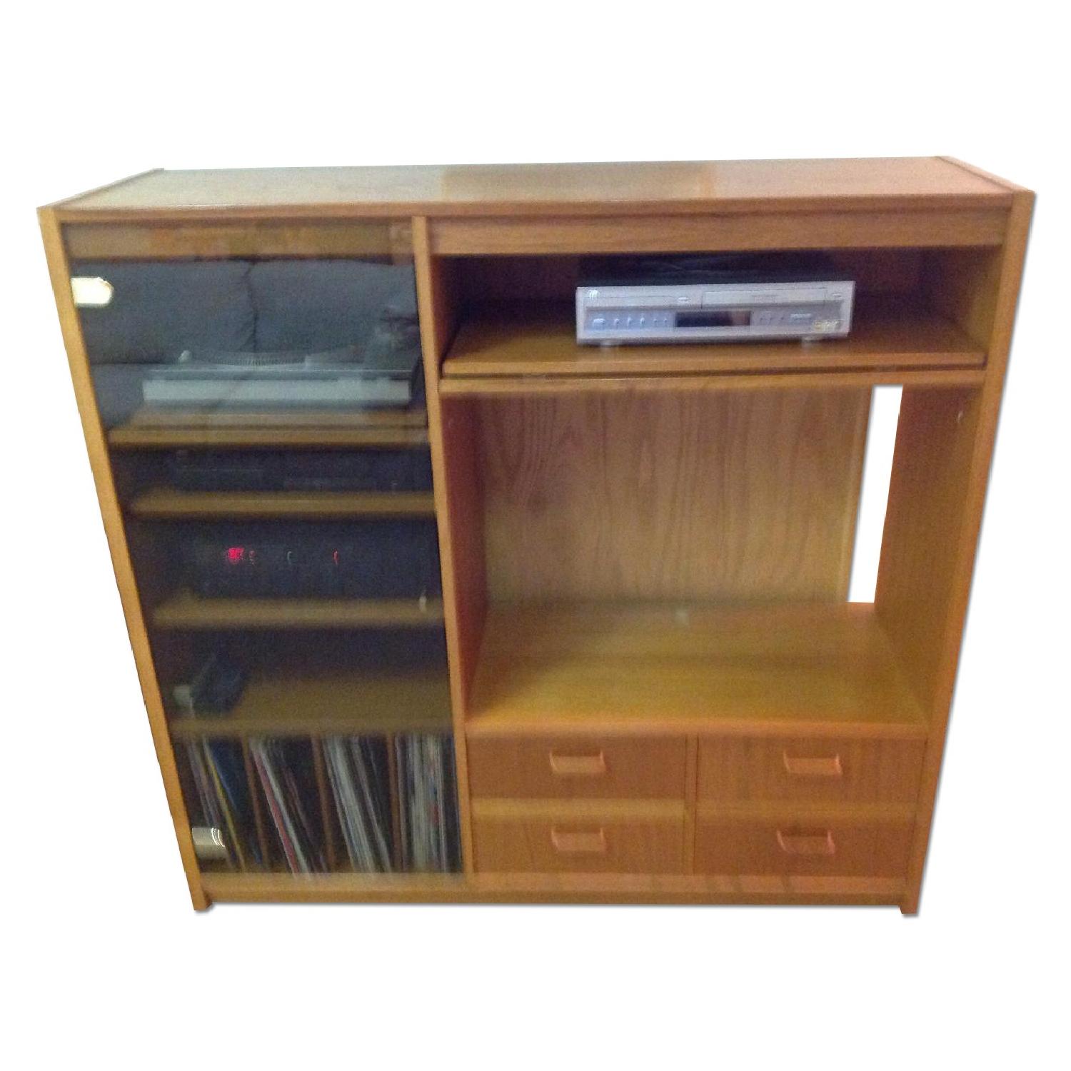 Scan Furniture Teak Entertainment Cabinet - AptDeco