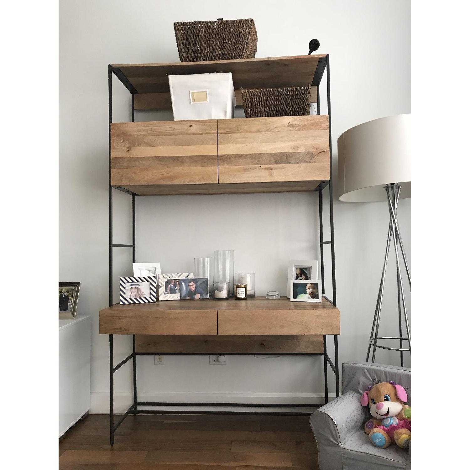 West Elm Mango Wood Desk - AptDeco
