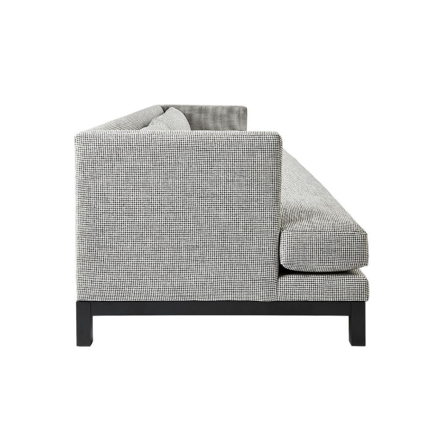 CB2 Brava Sofa in Houndstooth - AptDeco