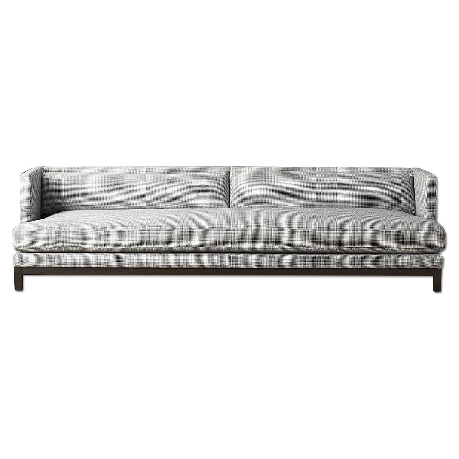 CB2 Brava Sofa in Houndstooth - AptDeco
