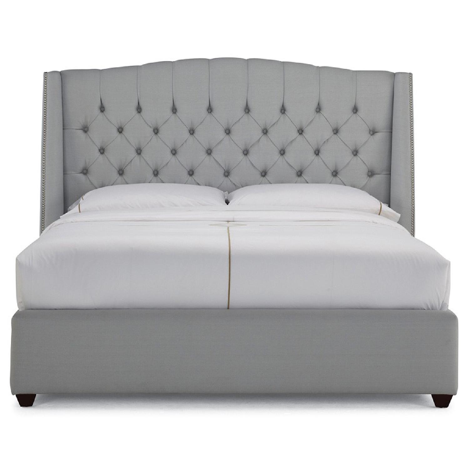 Mitchell Gold Helaine Queen Storage Platform Bed - AptDeco