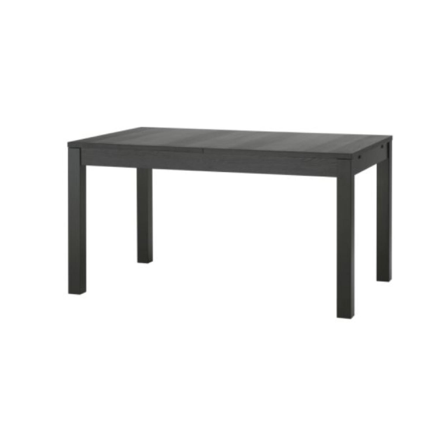 Ikea Extendable Dining Table w/ 3 Chairs + 1 Bench - AptDeco