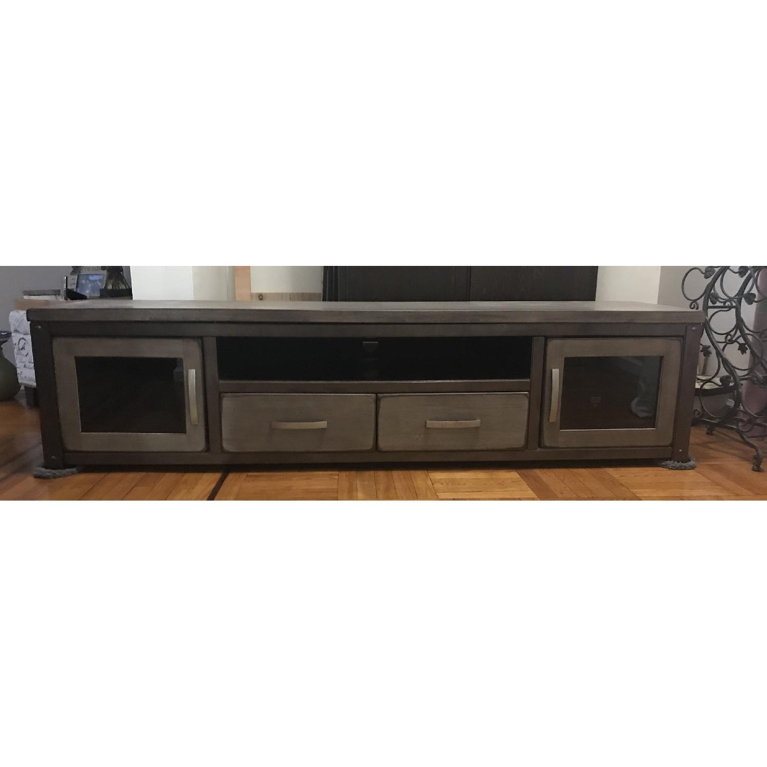 Gray Barn Heritage Rustic Entertainment Center - AptDeco