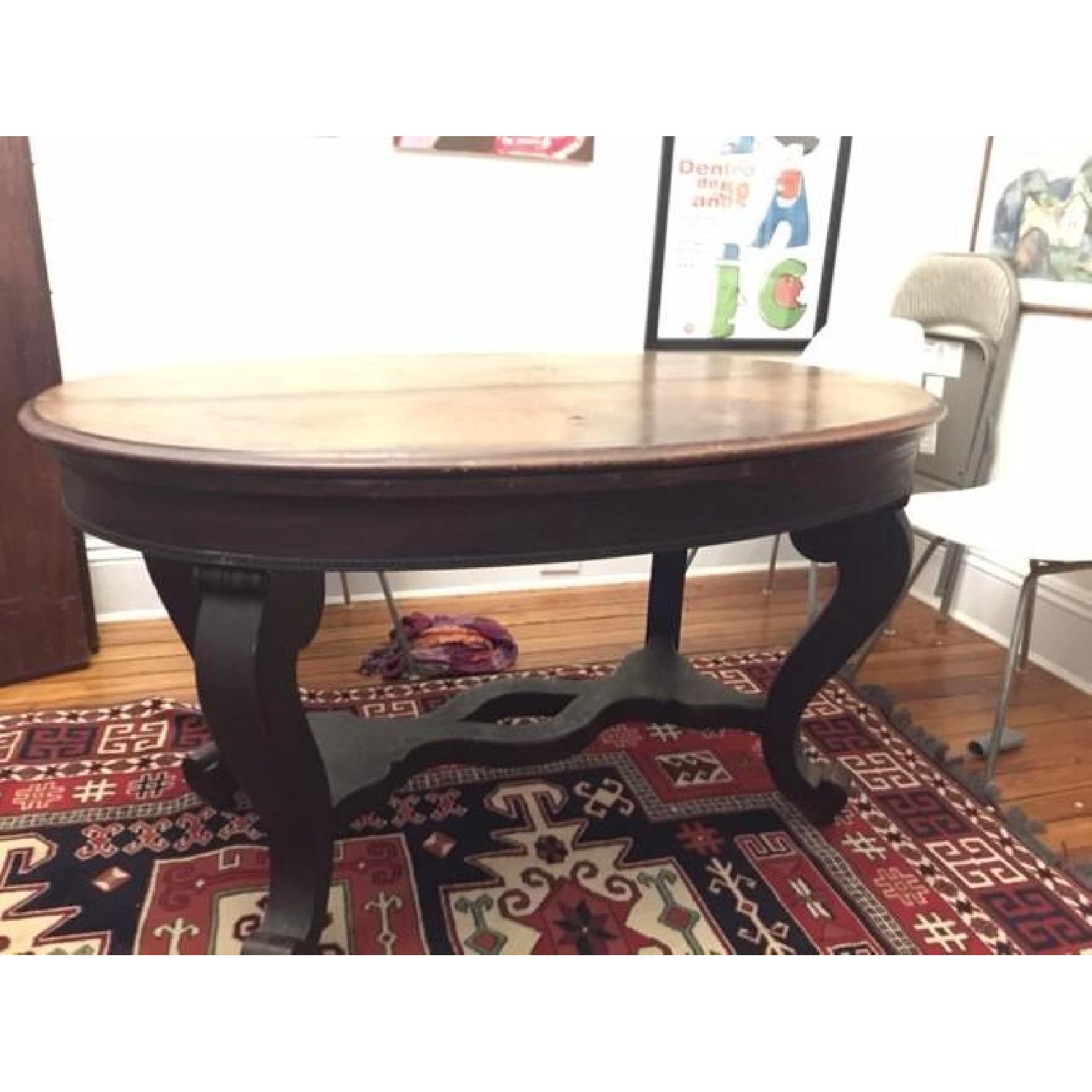 Walnut Expandable Dining Table - AptDeco