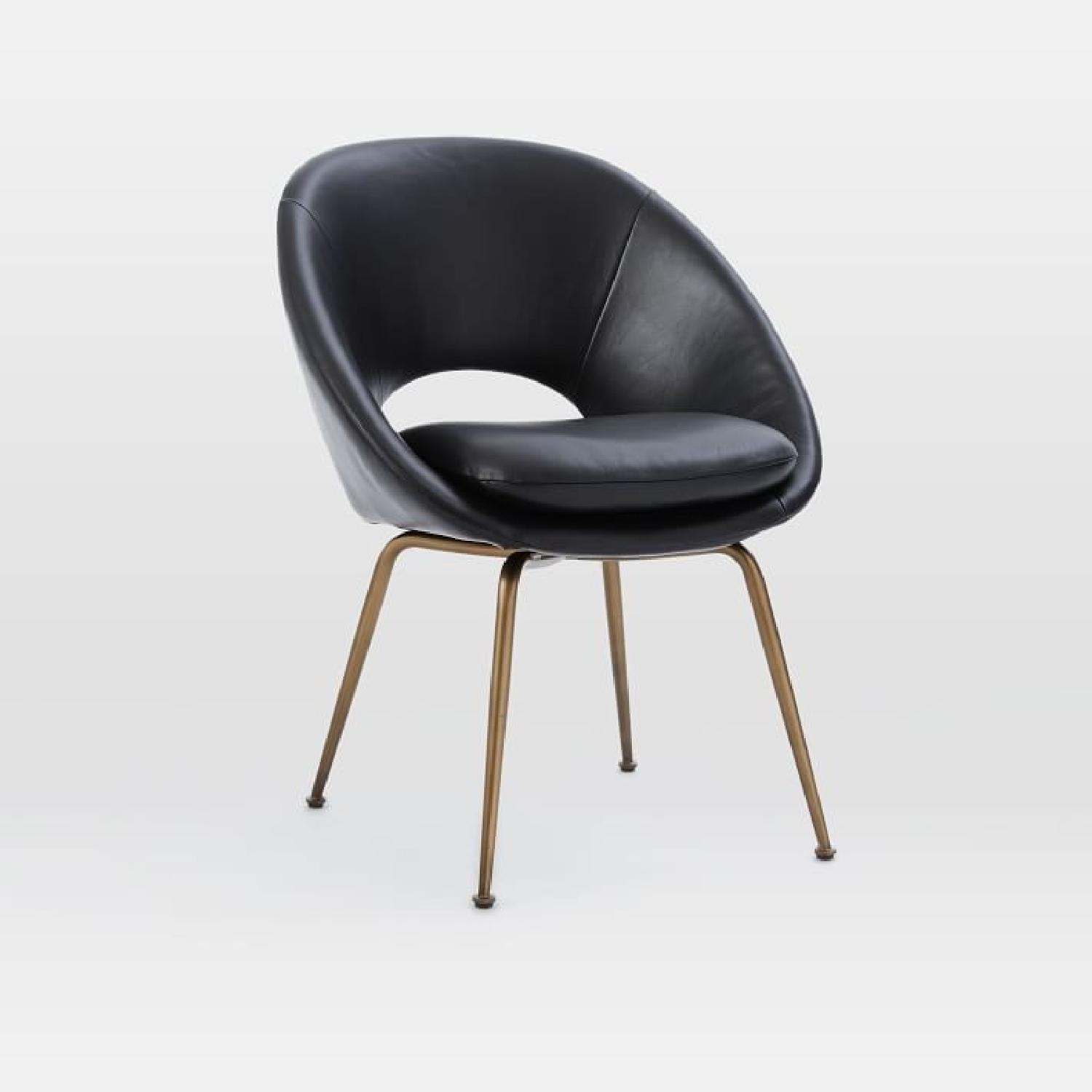 West Elm Black Dining Chairs