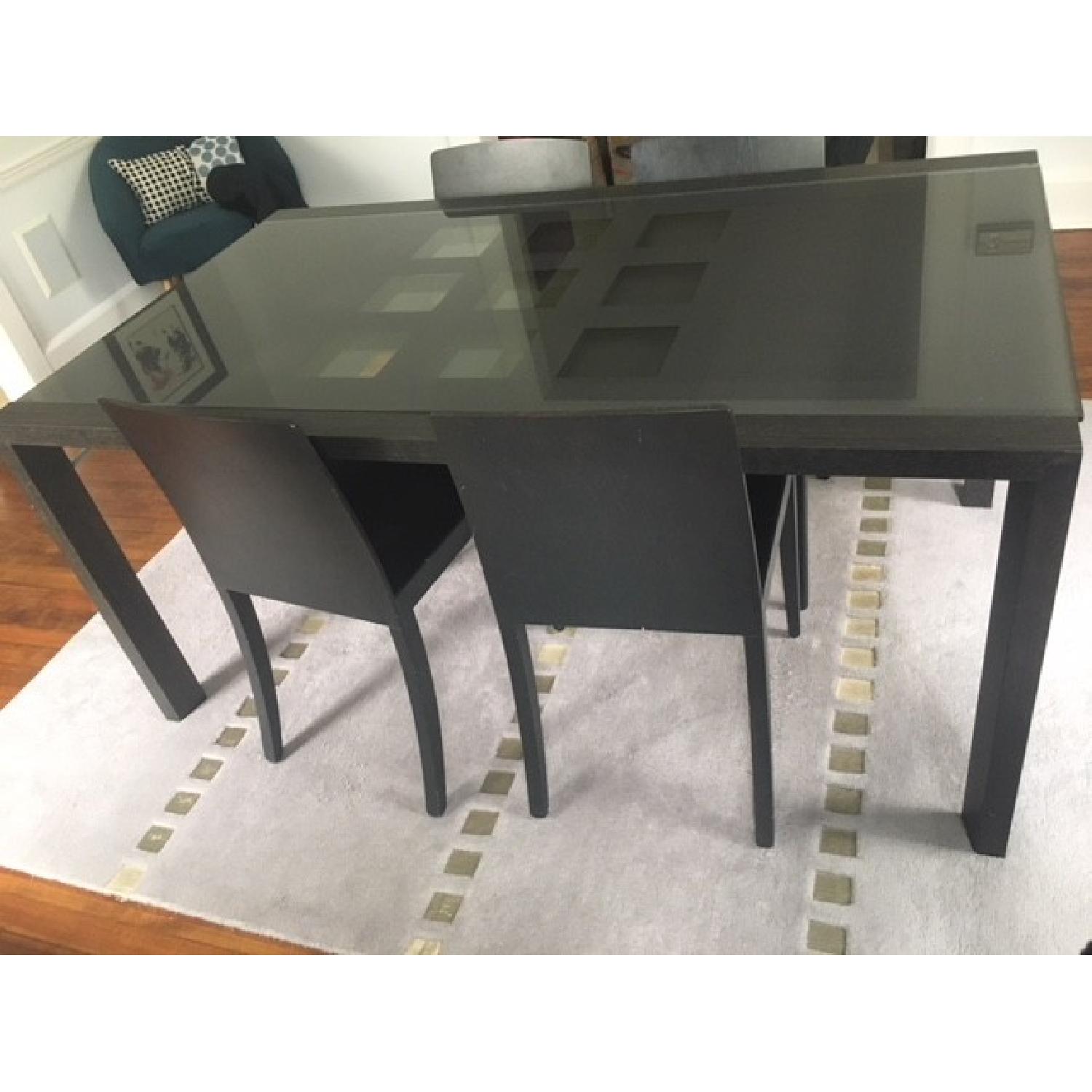 Ligne Roset Extensia Dining Table w/ 4 Chairs - AptDeco