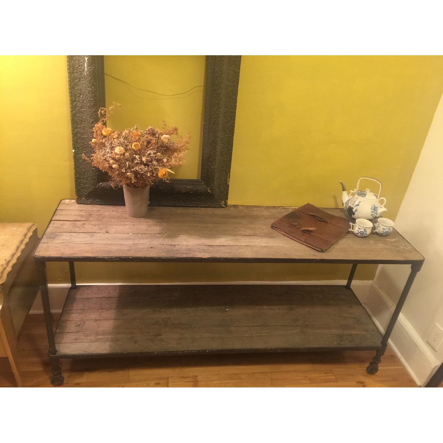 Restoration Hardware Dutch Industrial Rustic Console - AptDeco