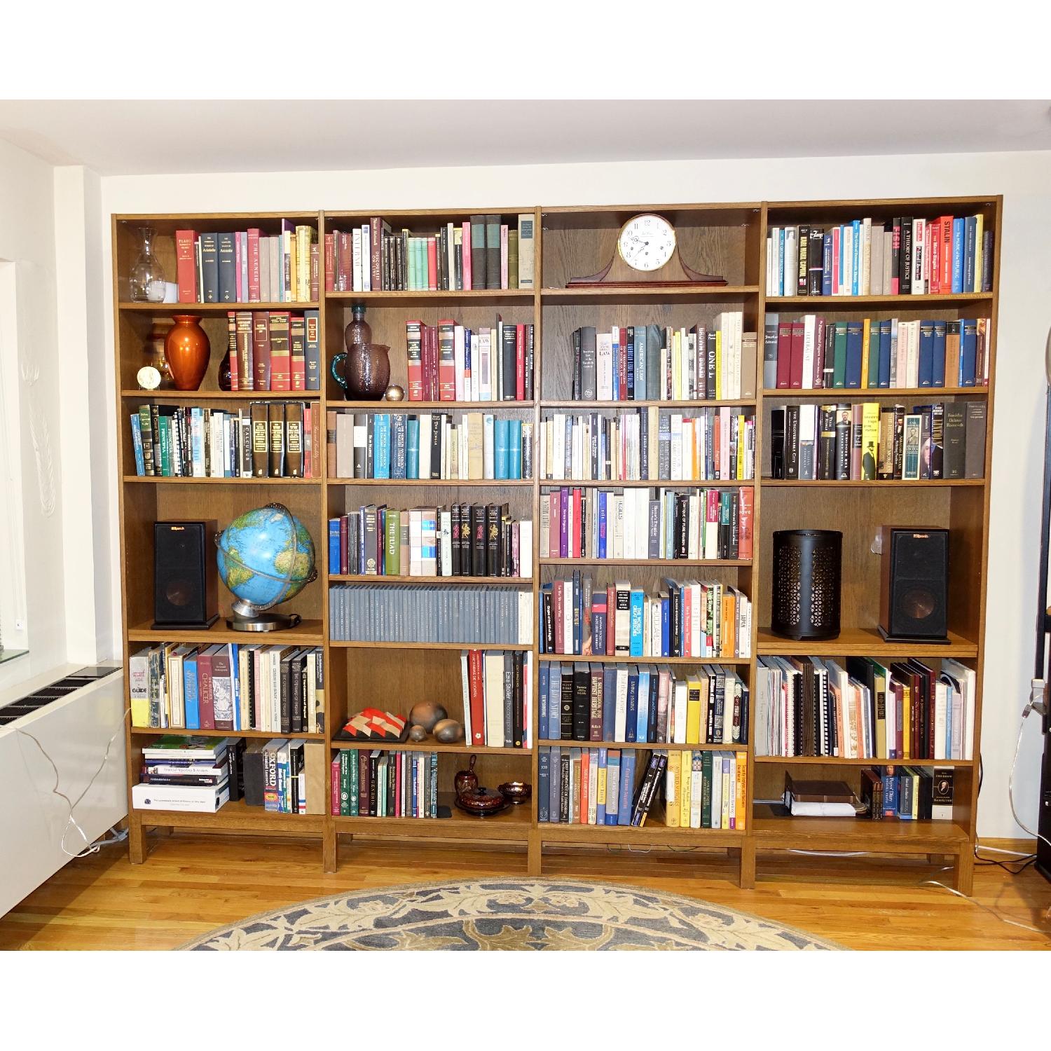 Ikea Stockholm Integrated Walnut Venee Bookcase - AptDeco