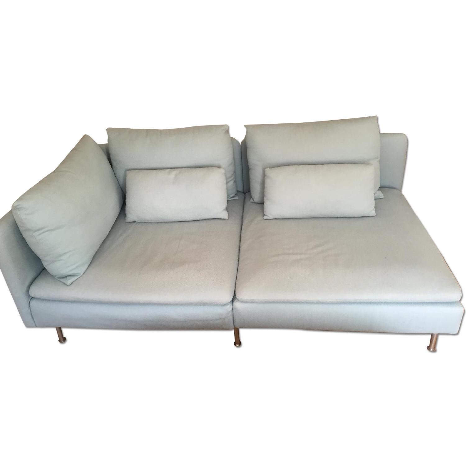 Ikea Soderhamn Duck Egg Blue Sofa - AptDeco