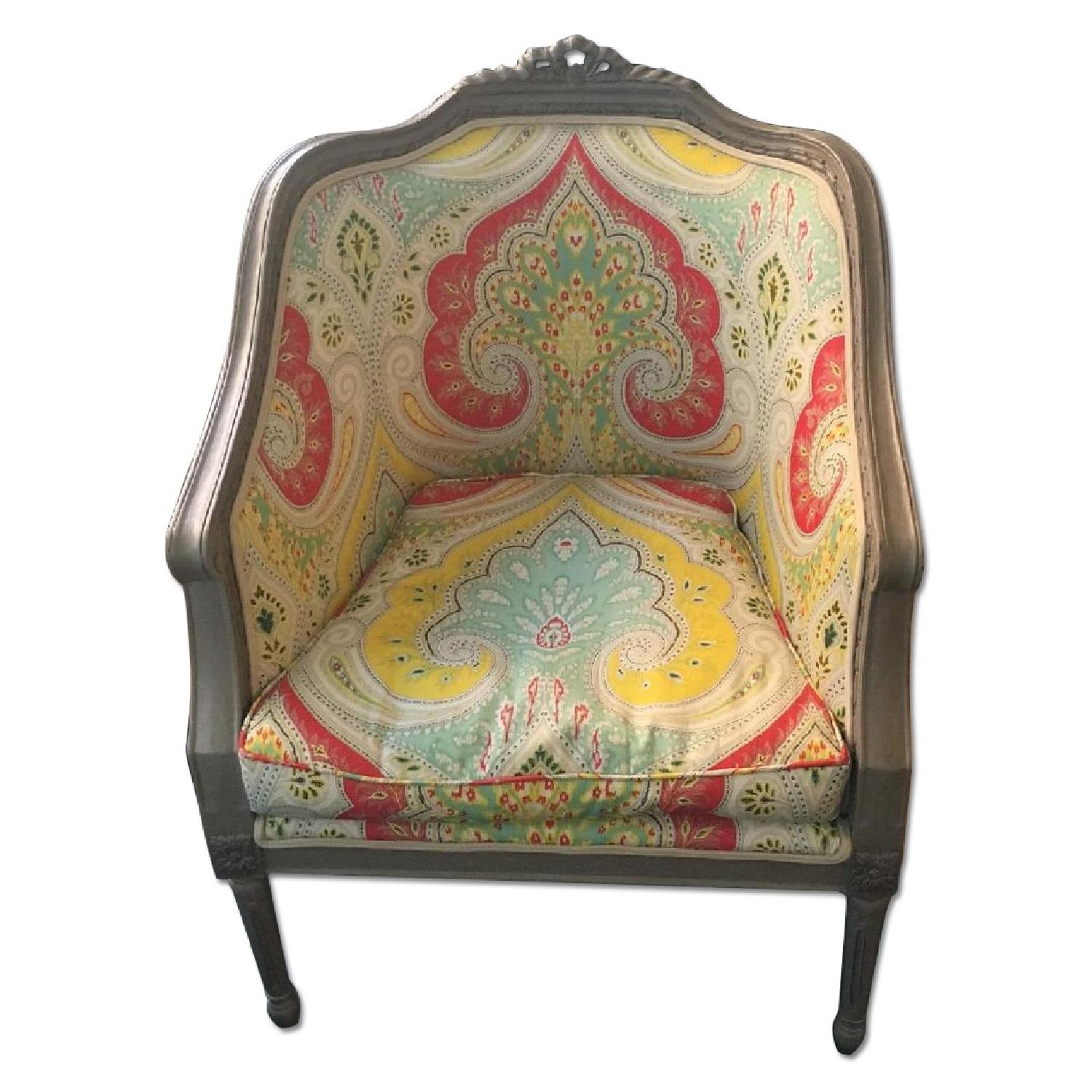 Custom-Upholstered Accent Chair - AptDeco