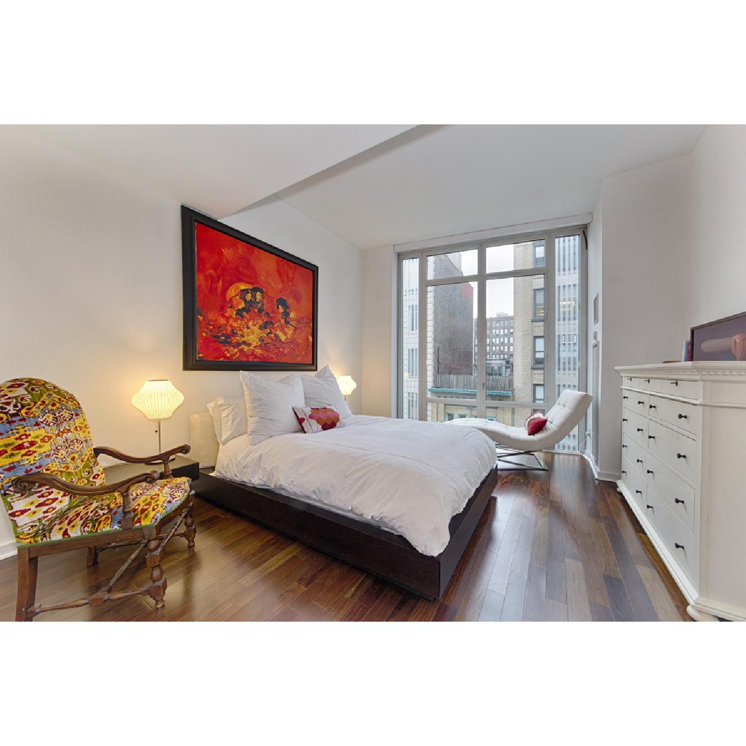 Poliform Arca Queen Size Bed - AptDeco